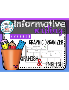 Informative Text Graphic organizer- Bilingual - Mrs. Cortes