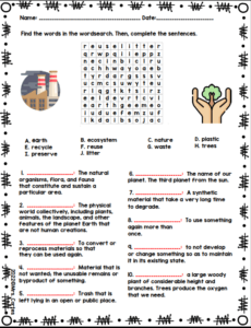 EARTH DAY- FREEBIE - Mrs. Cortes